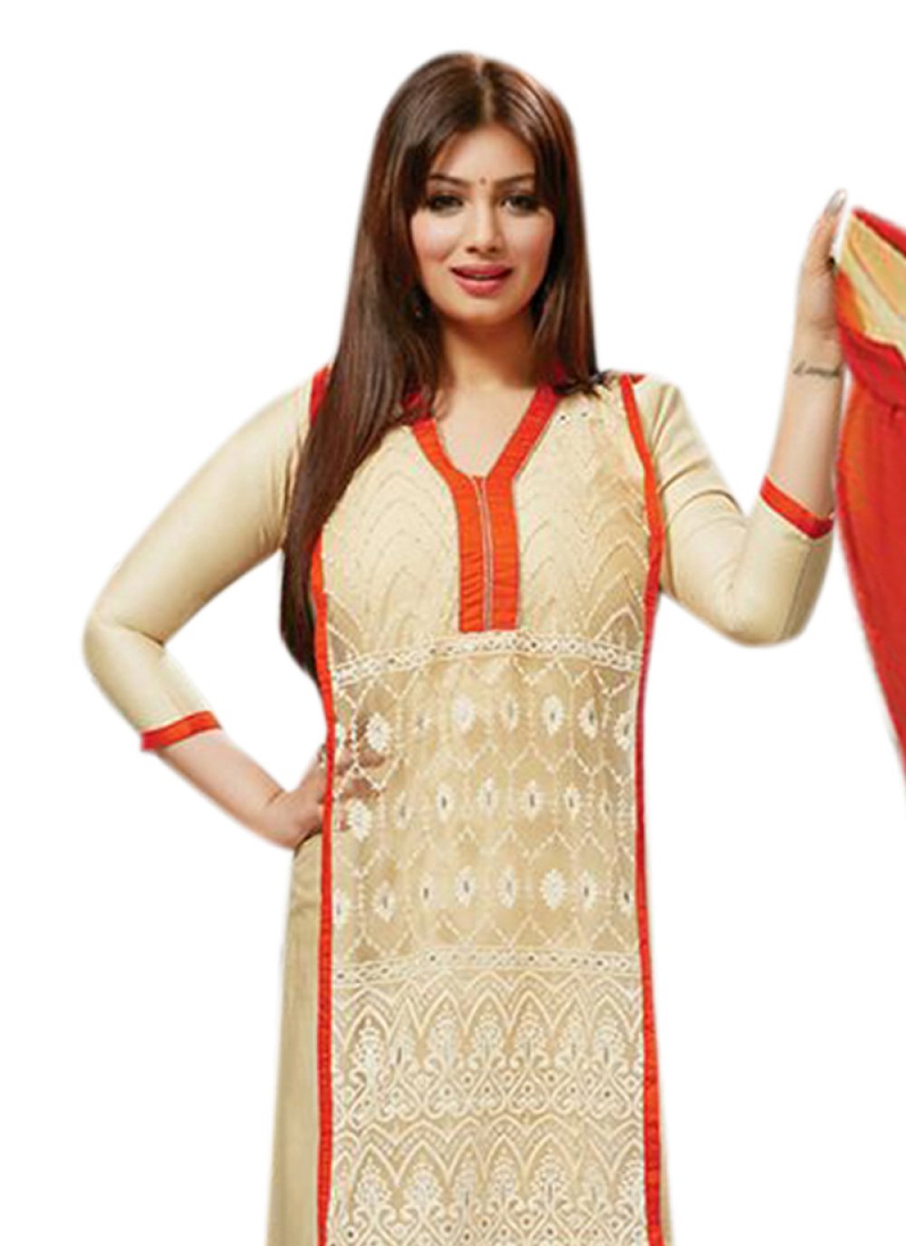 Ayesha Takia Cream Designer Suit