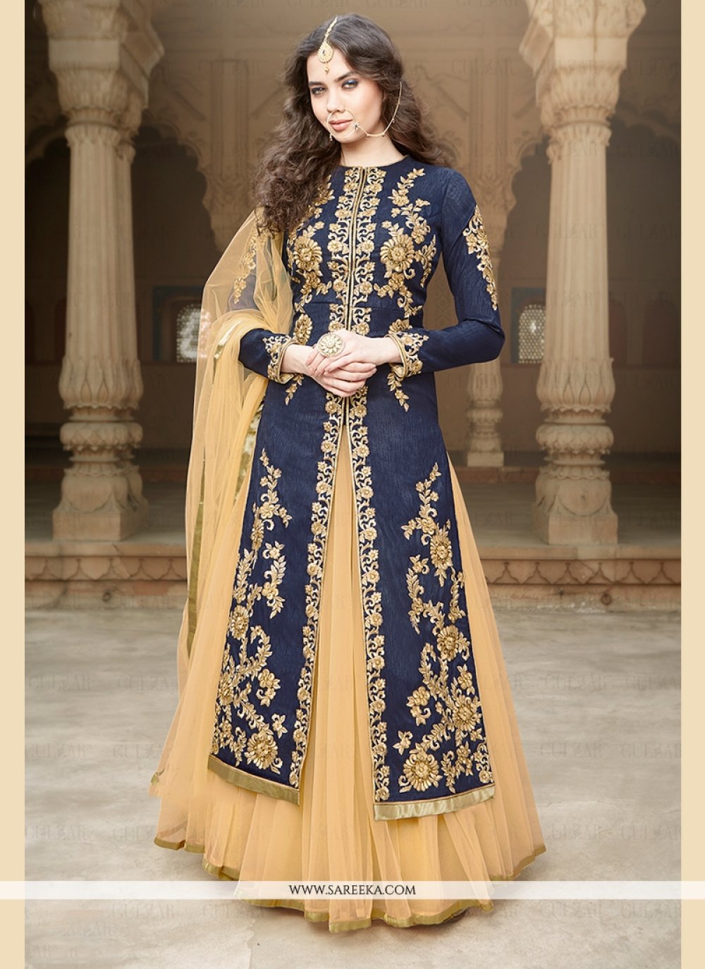 Net A Line Lehenga Choli