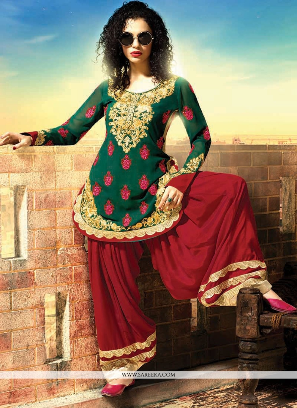 Georgette Designer Patiala Suit