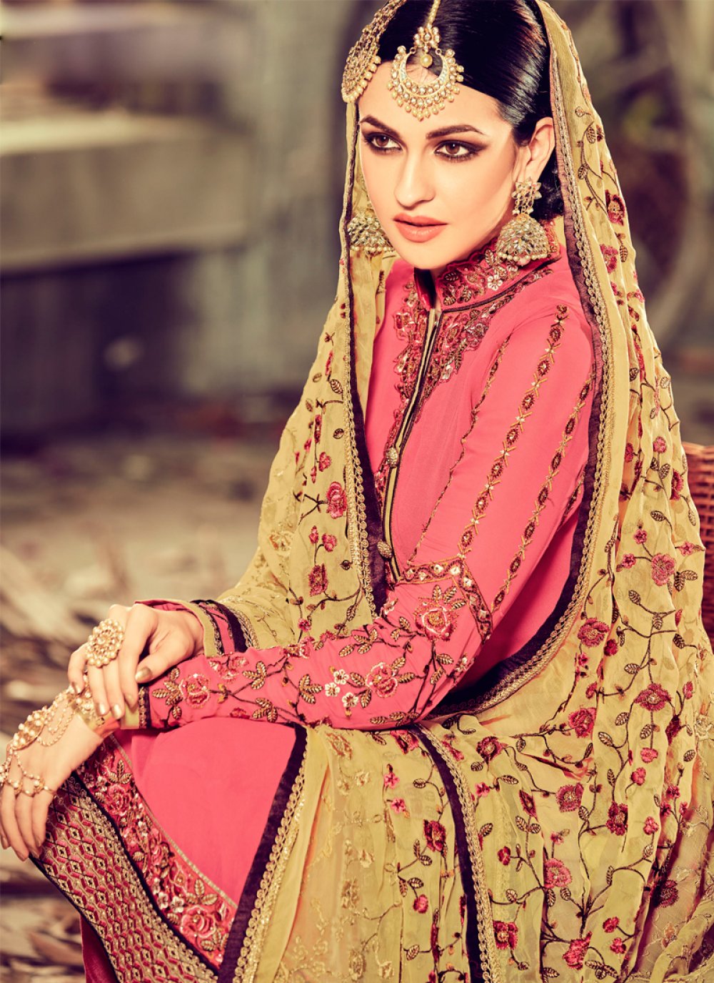 Rose Pink Designer Suit