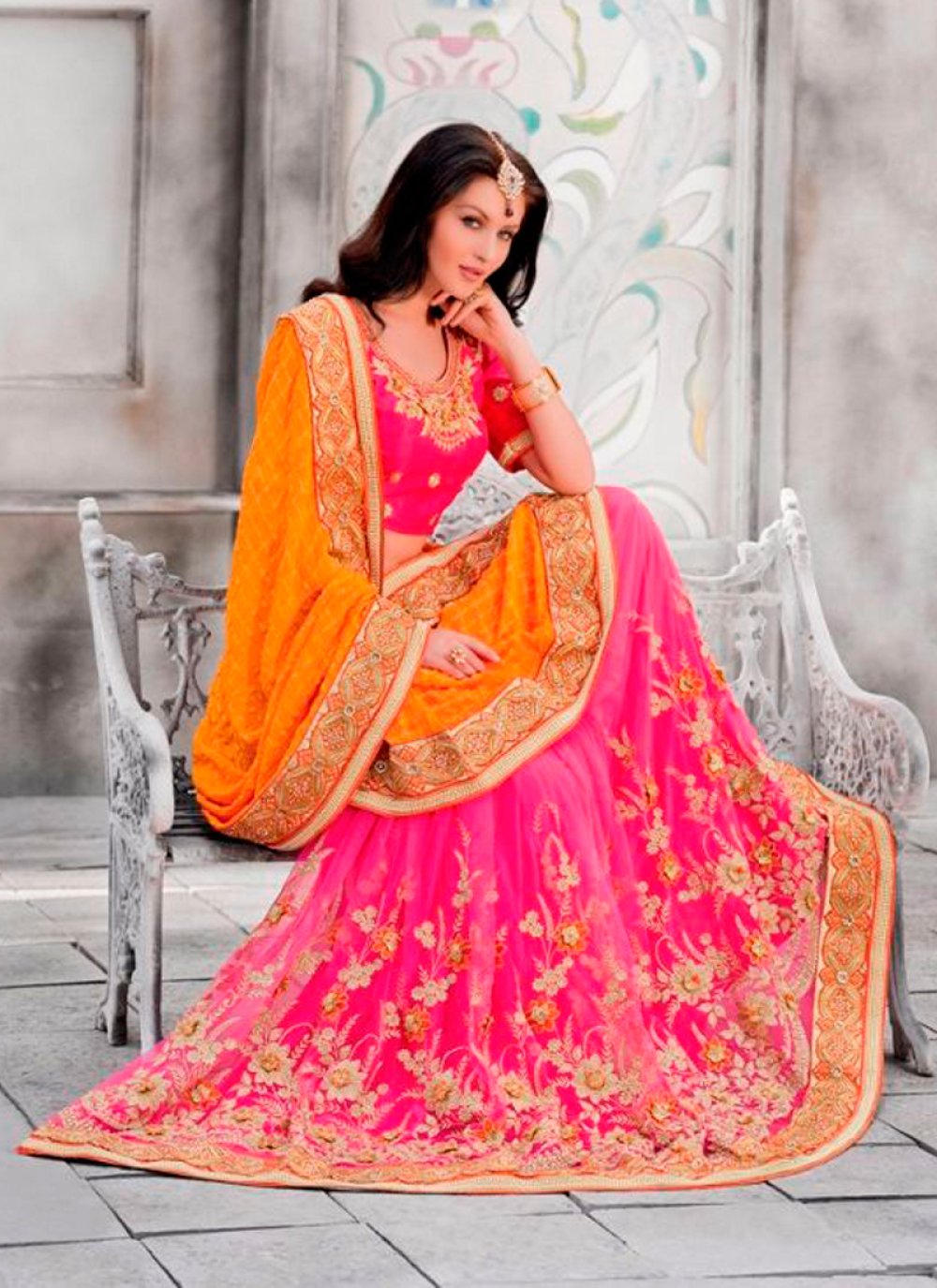 Silk Patch Border Work Classic Designer Saree