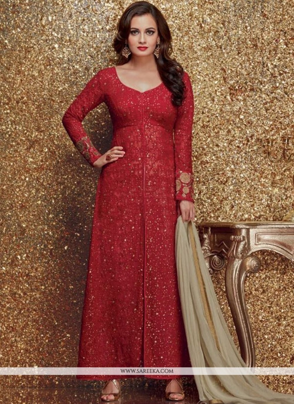 Buy Embroidered Work Designer Suit Online : Australia