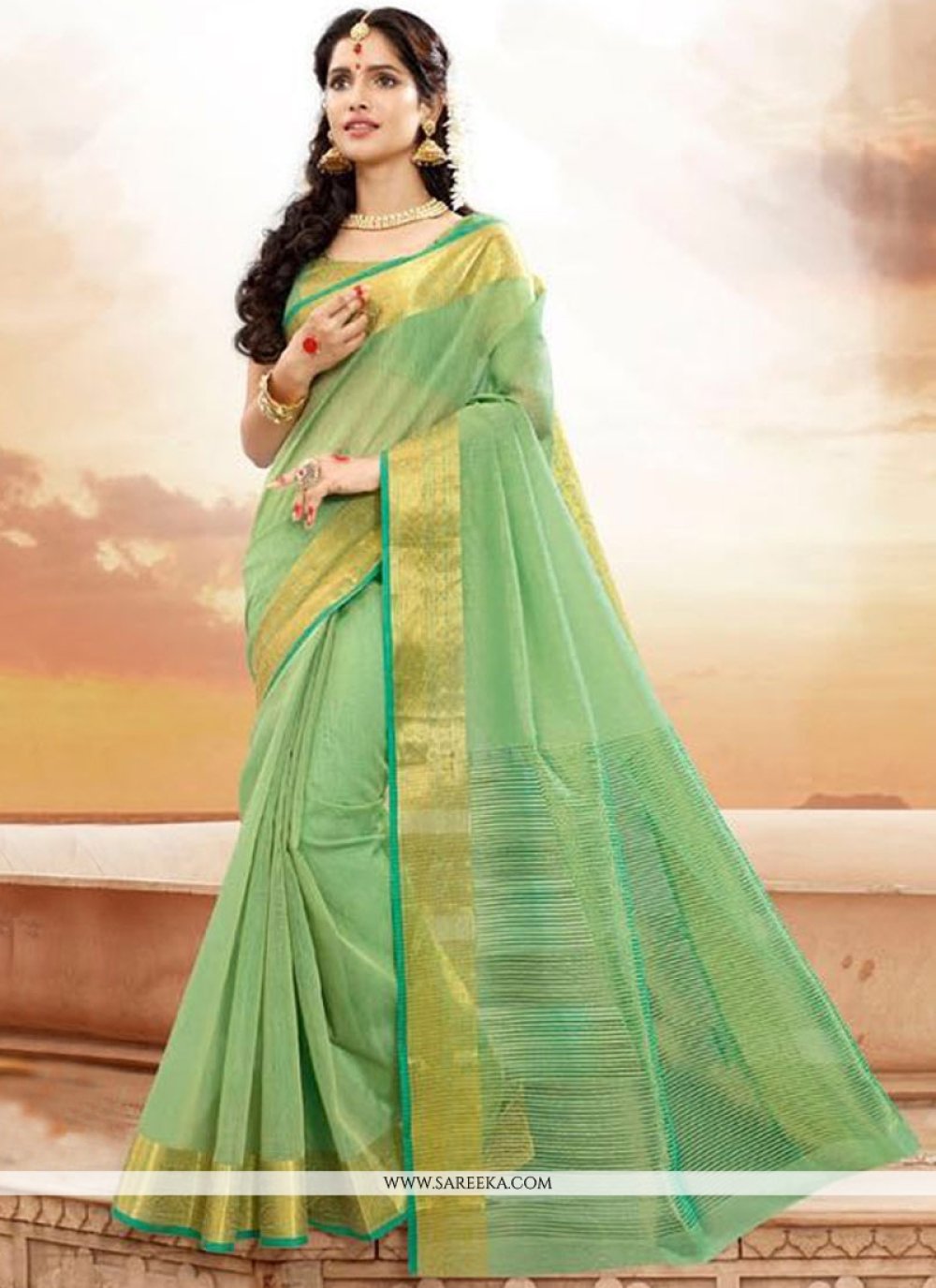 Buy Khadi silk Traditional Saree Online : Canada