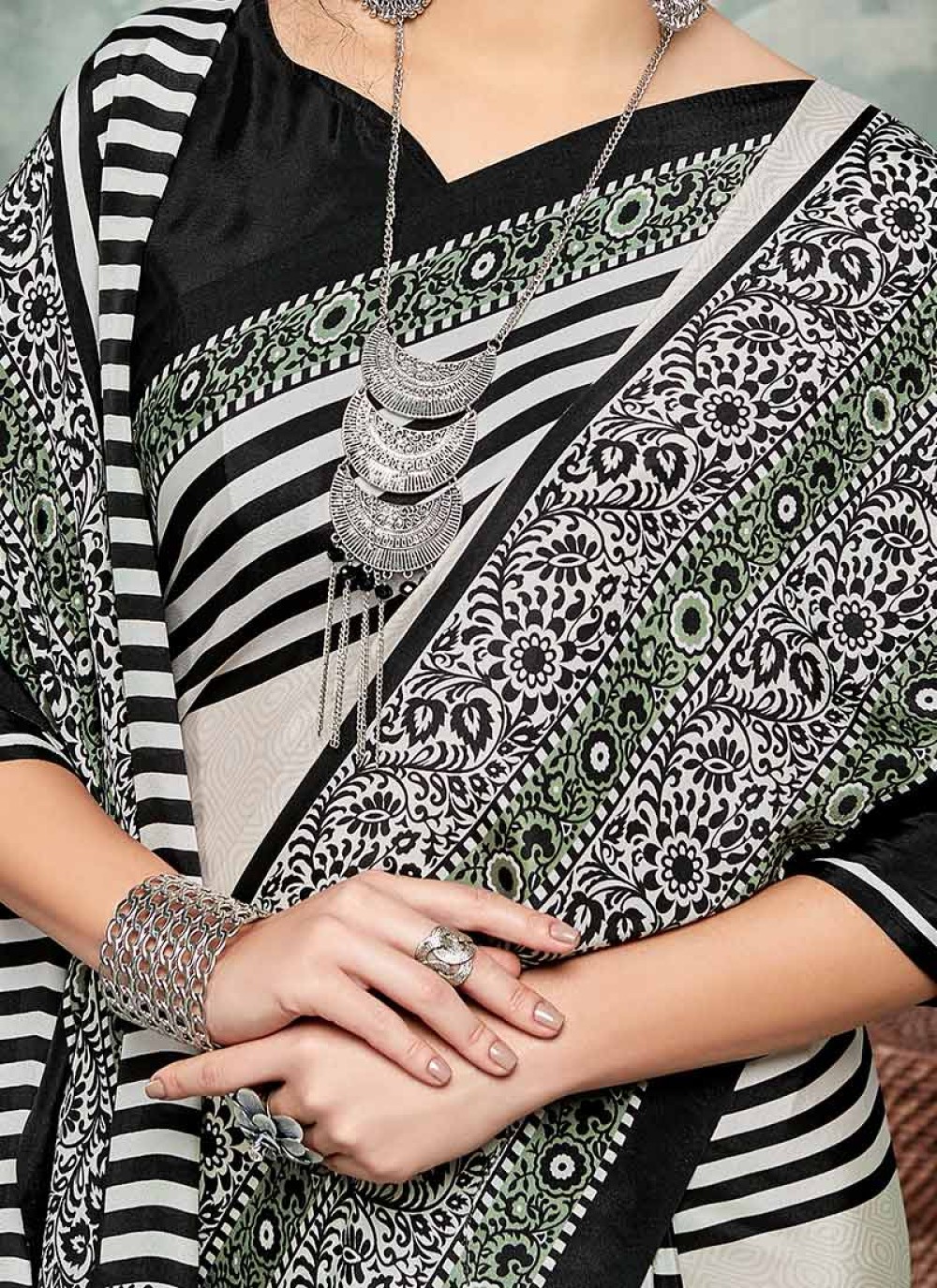 Print Work Printed Saree buy online