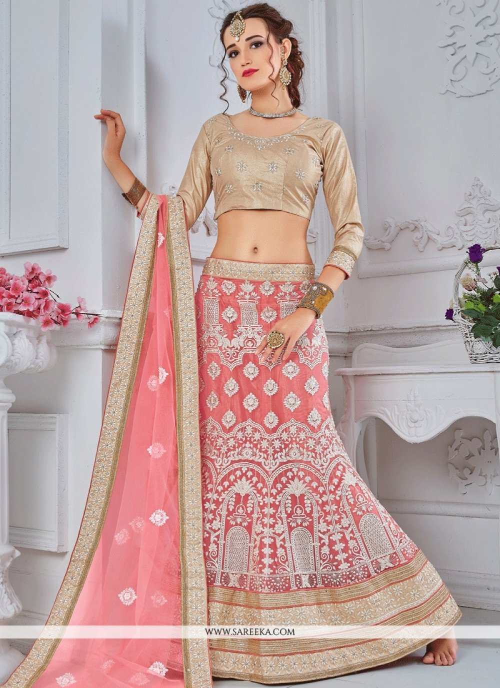 Rose Pink Lehenga Choli buy online