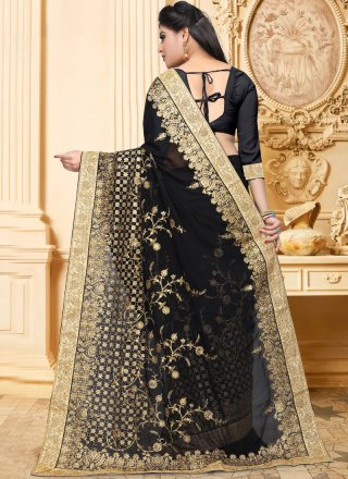 Buy Black Saree Online