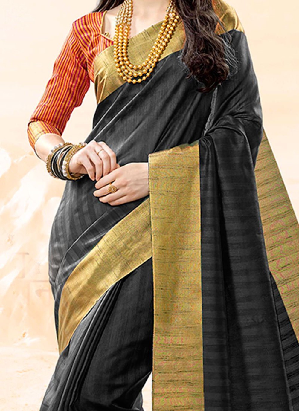 Buy Cotton Silk woven Work Traditional Saree Online : 78729
