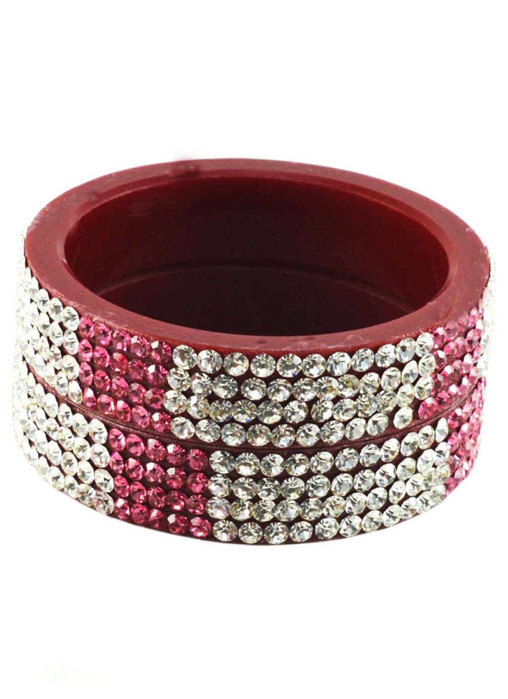 Shop Online Maroon Bangles : 90238