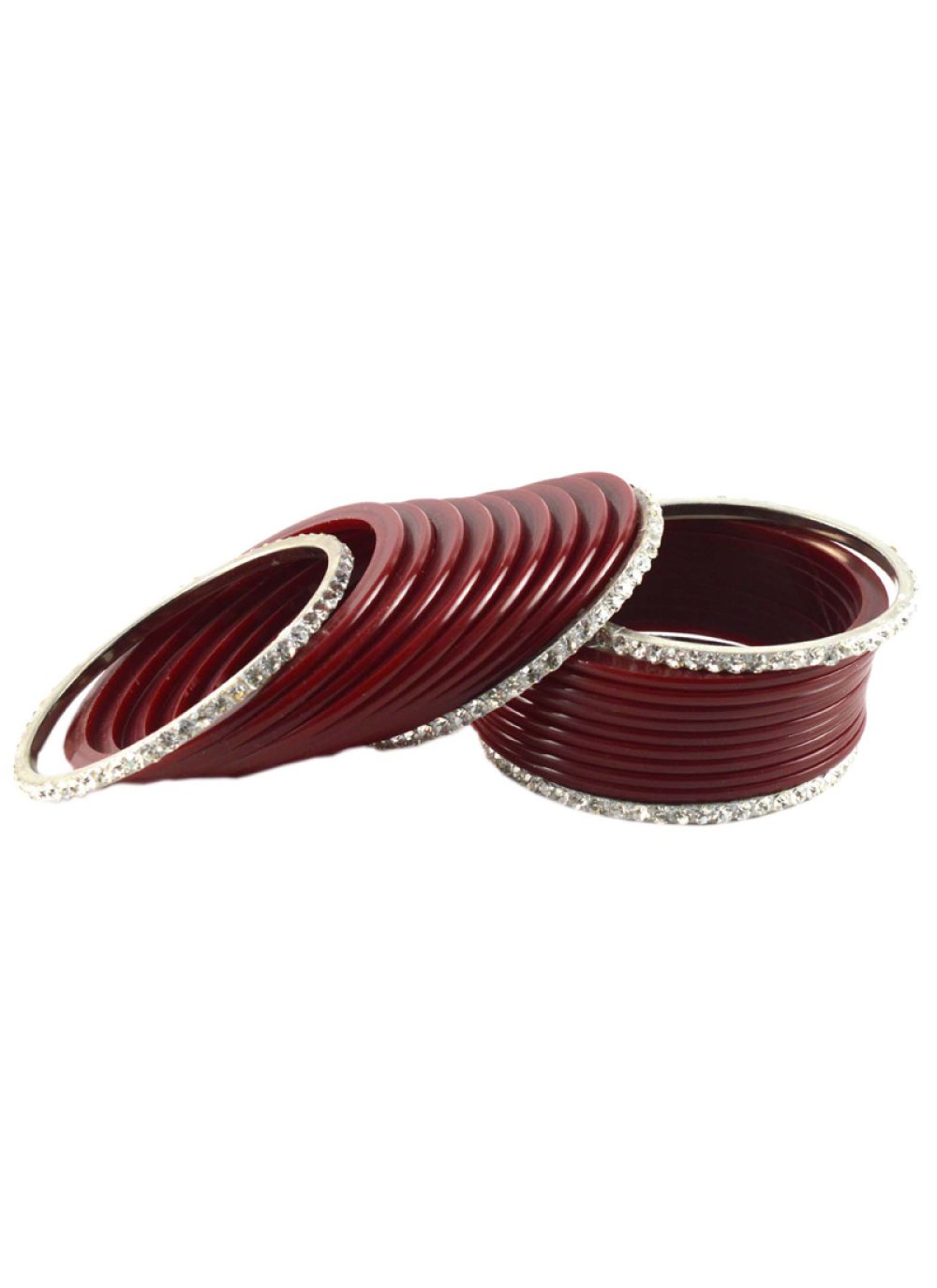 Buy Maroon Festival Bangles : 90244