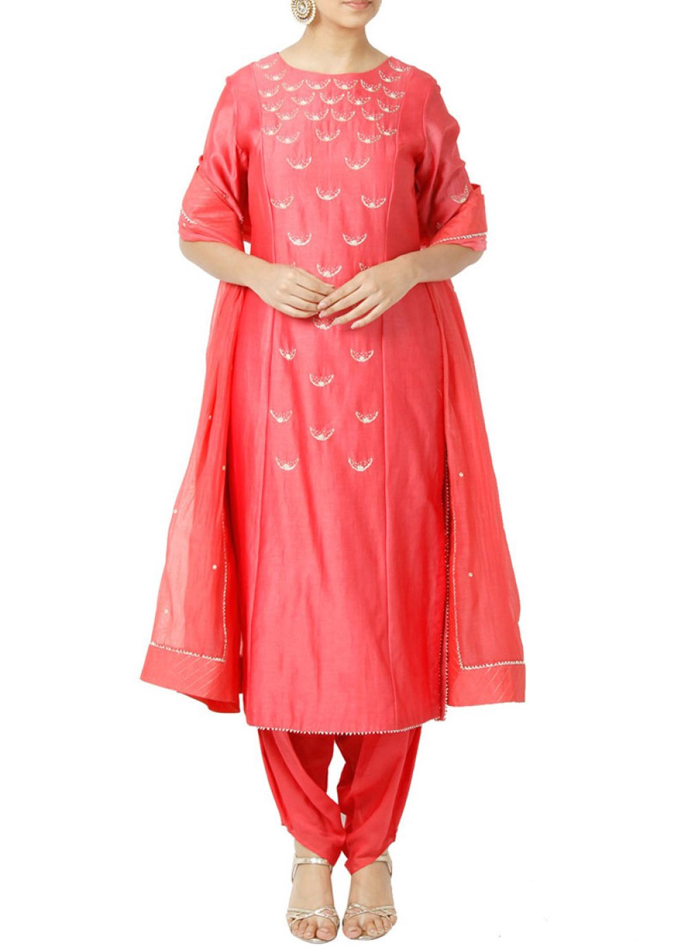 Buy Online Rose Pink Designer Suit : 81755
