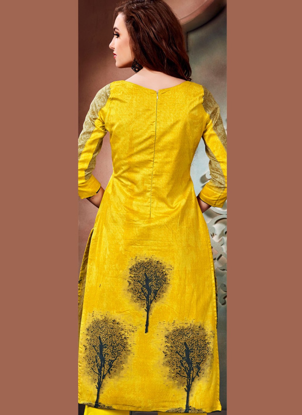 Buy Online Yellow Salwar Kameez : 84117