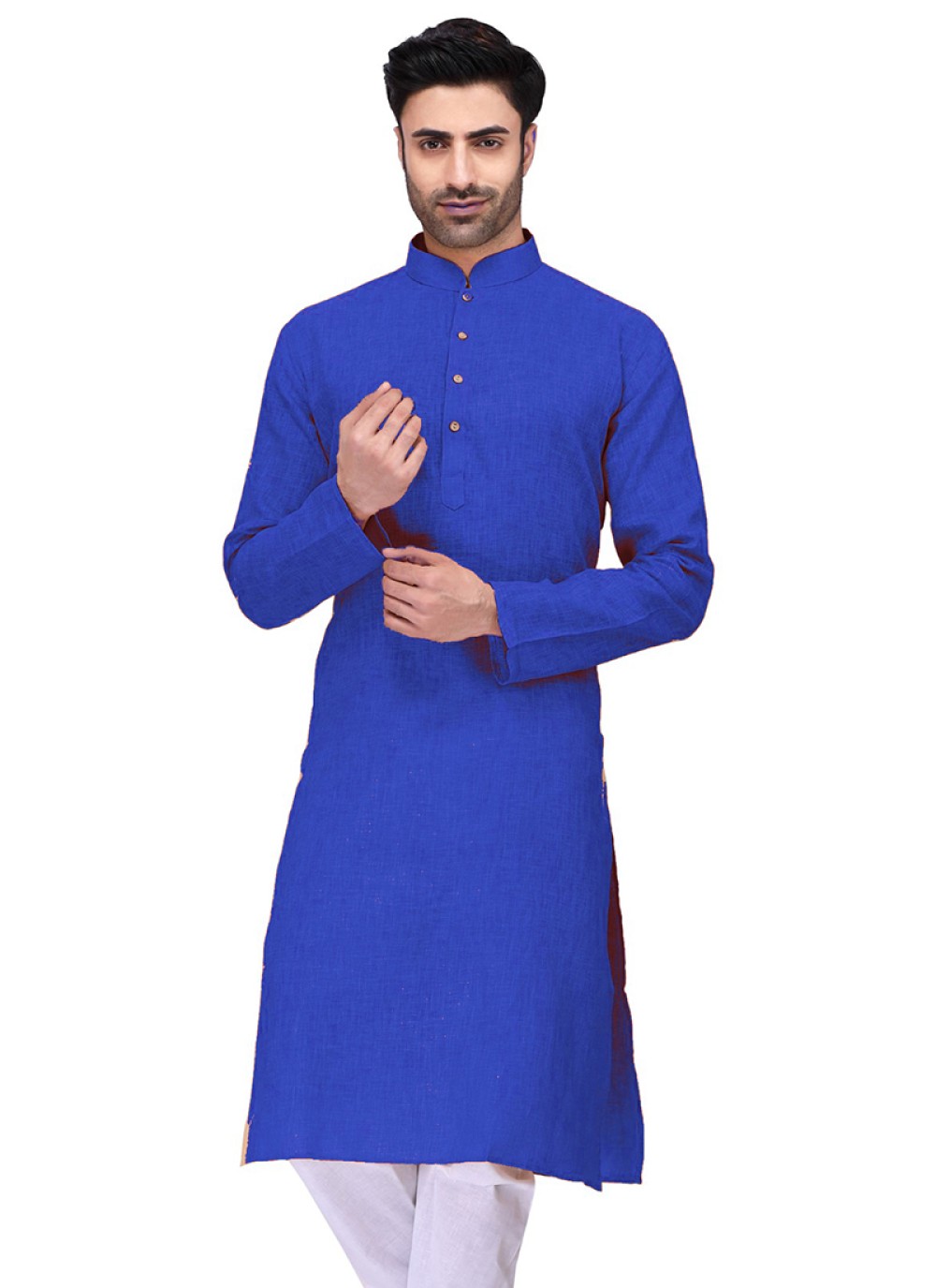 Buy Cotton Blue Kurta : 135986