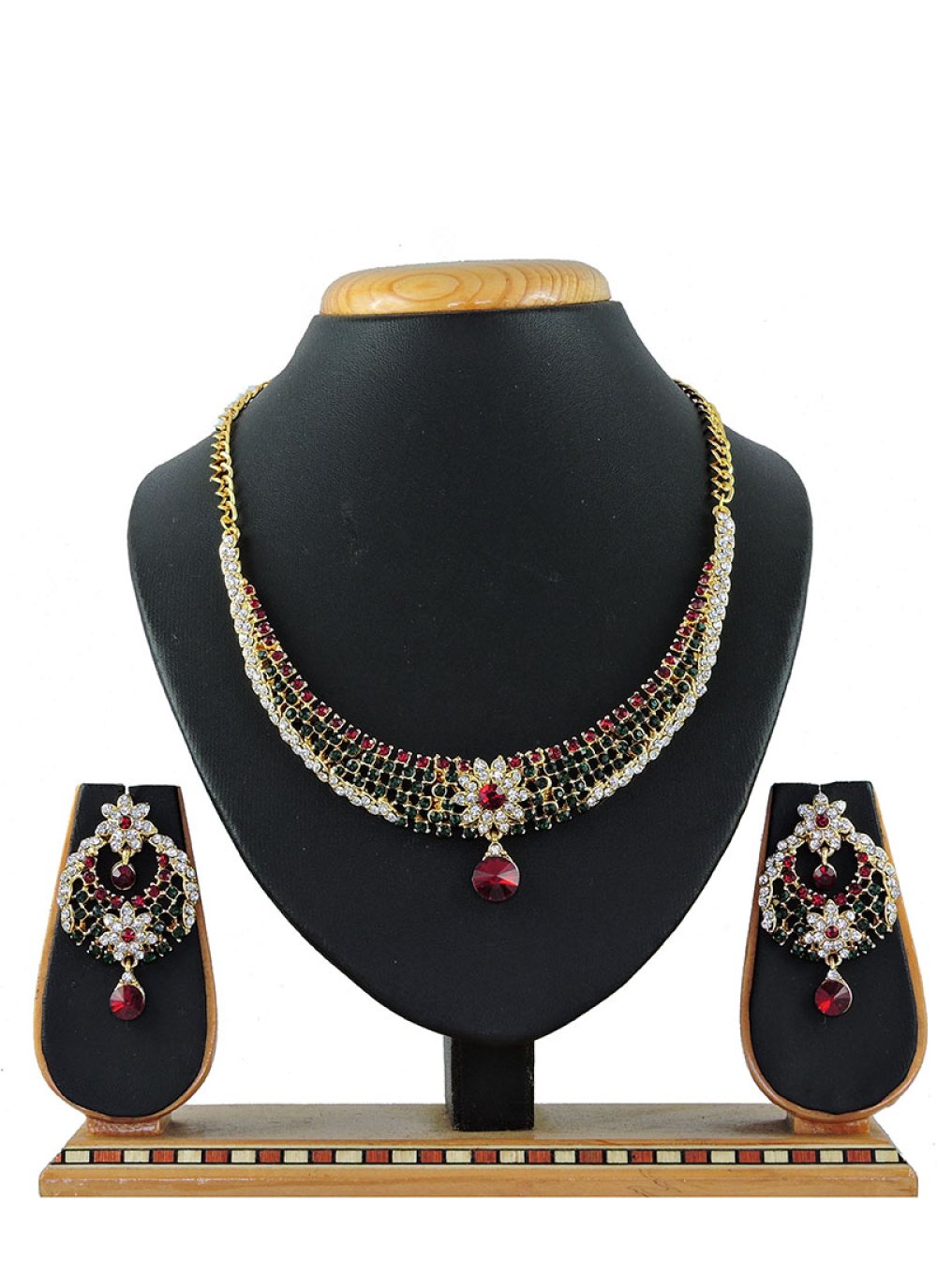 Buy Gold Color Necklace Set : 120189