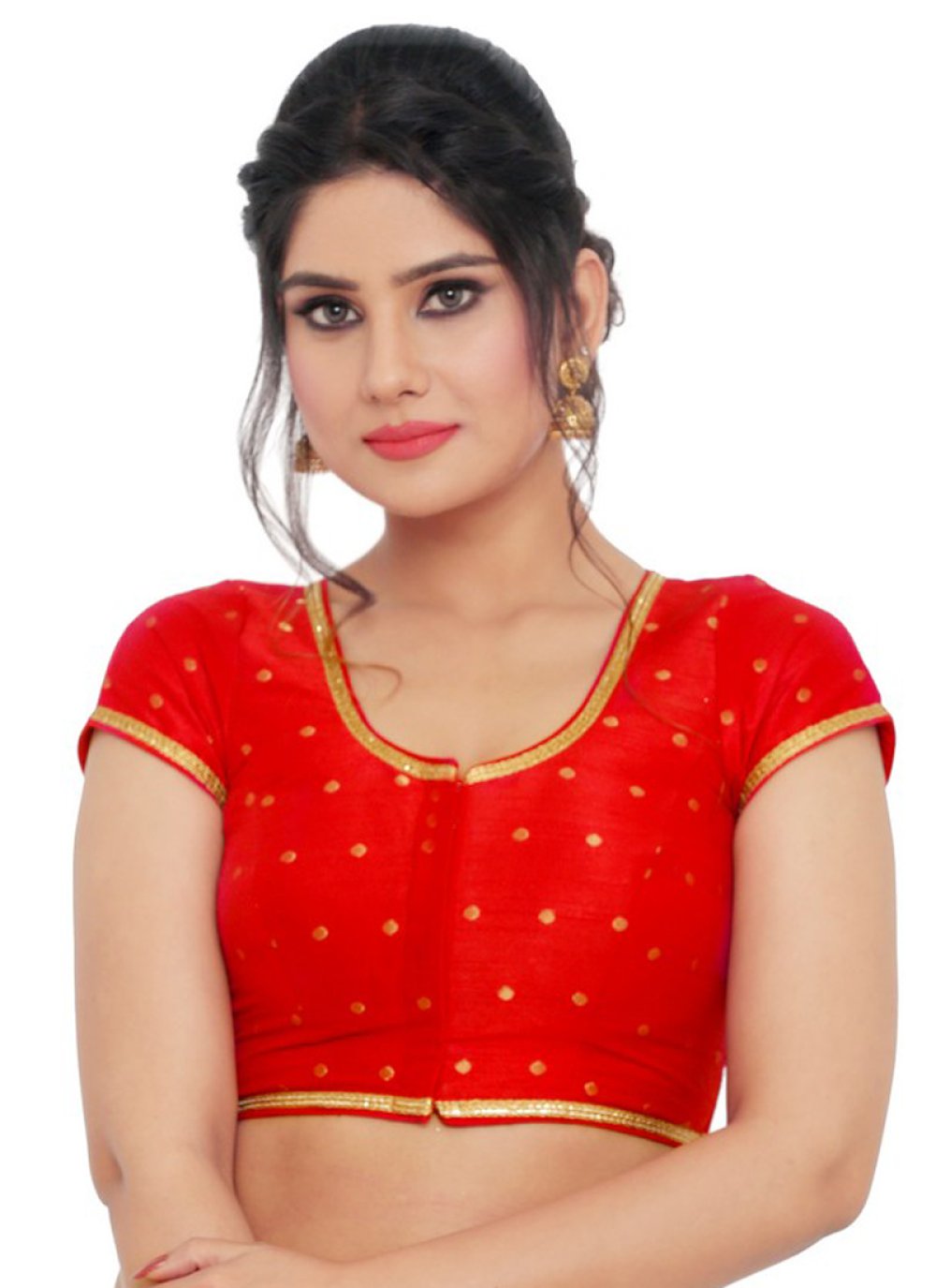 Shop Red Casual Designer Blouse Online : 105731