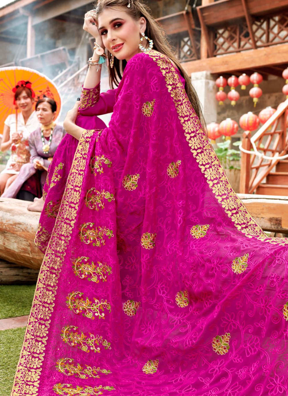 Buy Resham Classic Saree Online