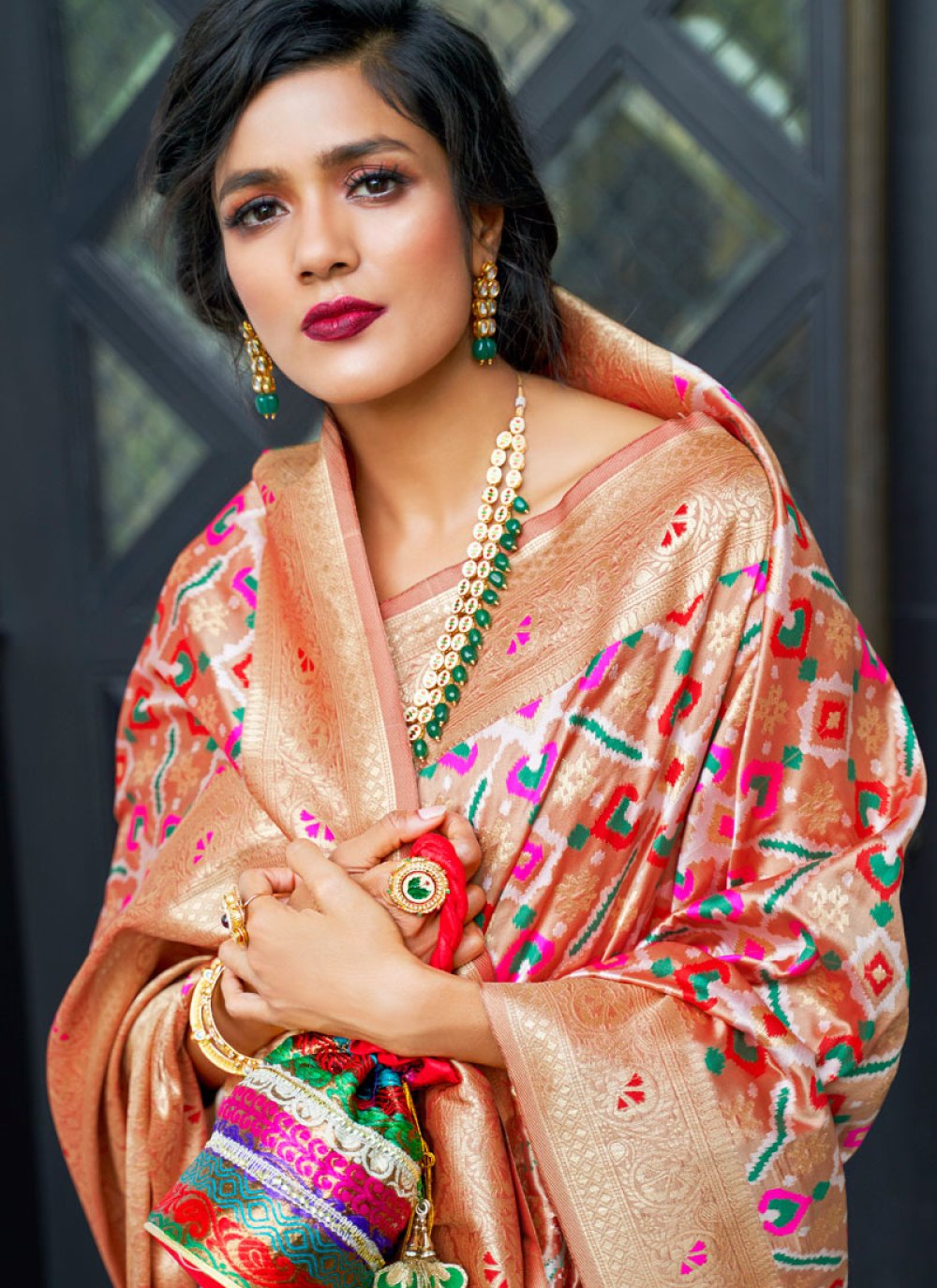 Buy Weaving Art Silk Designer Traditional Saree Online : 133490