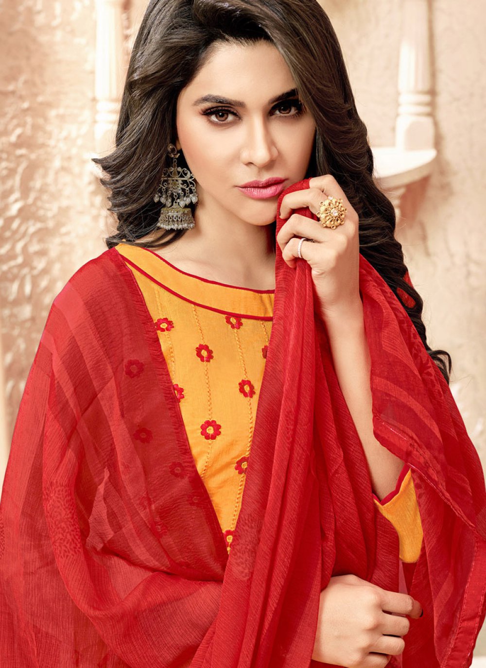 Buy Yellow Churidar Suit Online
