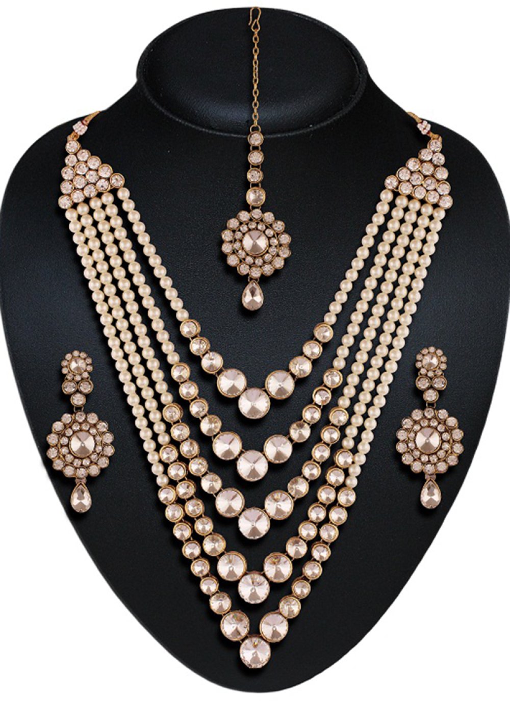 Shop Gold Color Necklace Set Online : 148981