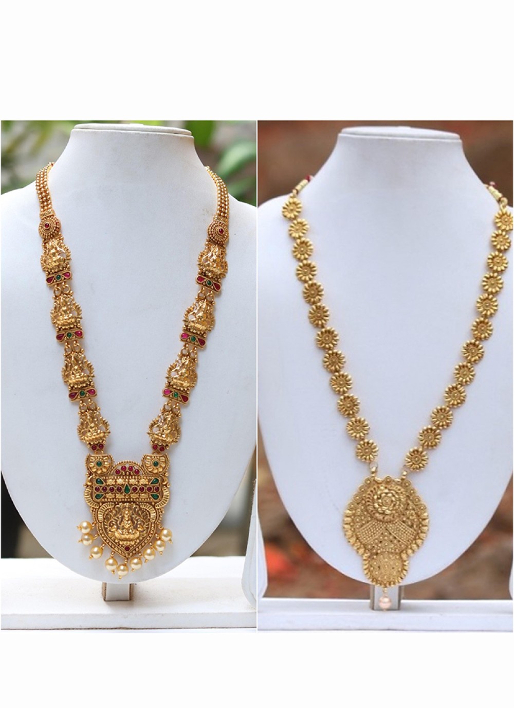Shop Gold Festival Necklace Set Online : 148116