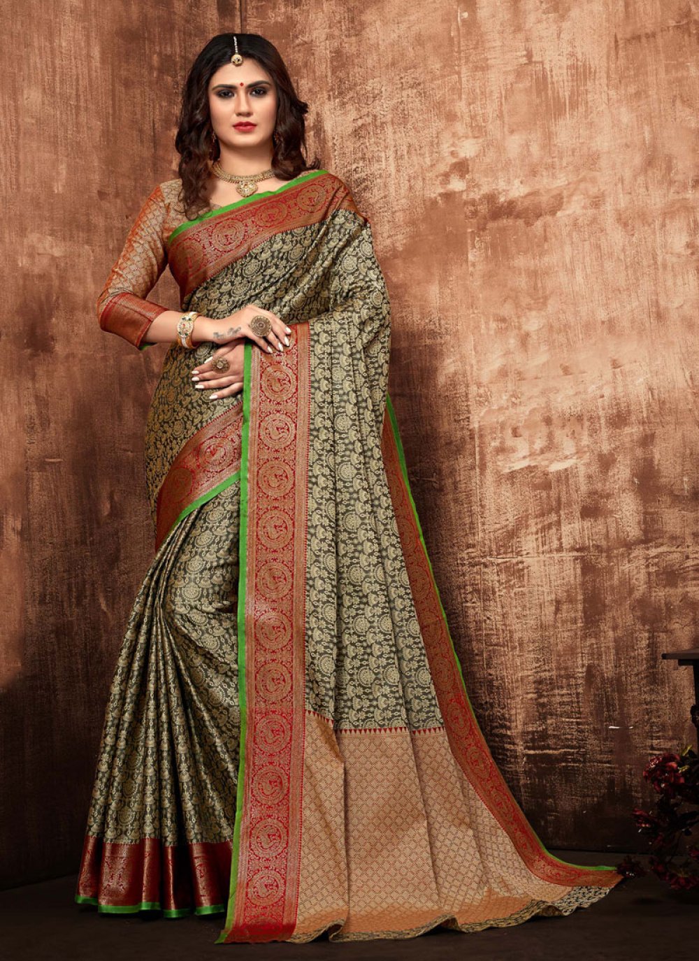 Multi Colour Color Classic Saree buy online