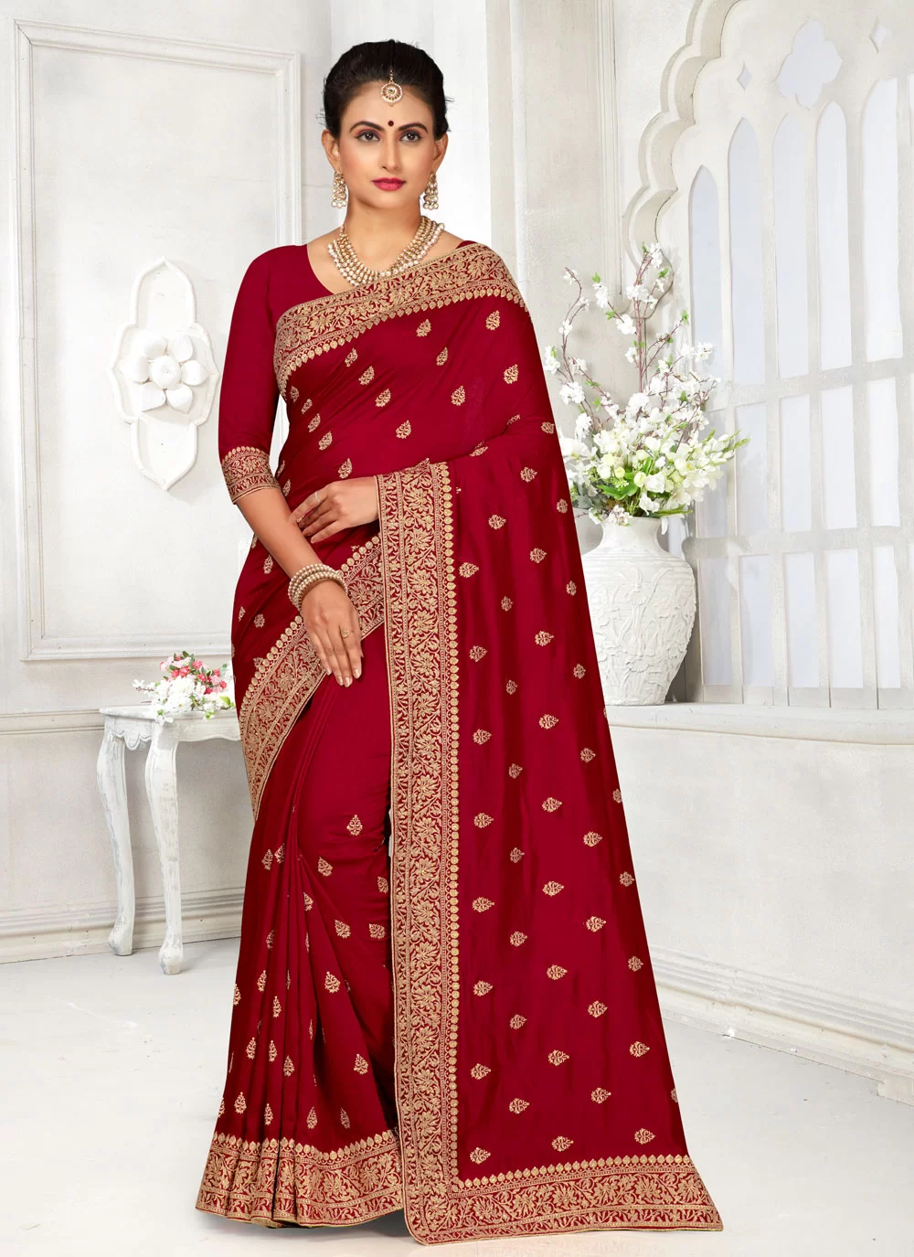 Shop Online Silk Zari Traditional Saree : 155802