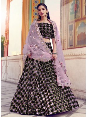 Black Lehenga Choli, Black Lehengas and Black Ghagra and Chaniya Choli ...