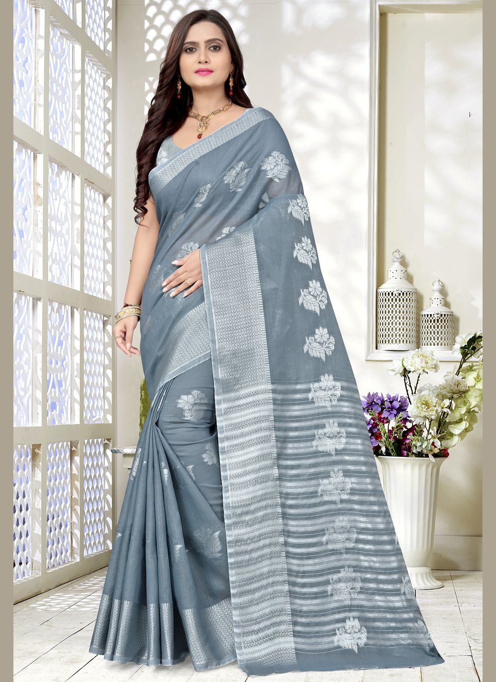 Buy Weaving Contemporary Saree : 171022