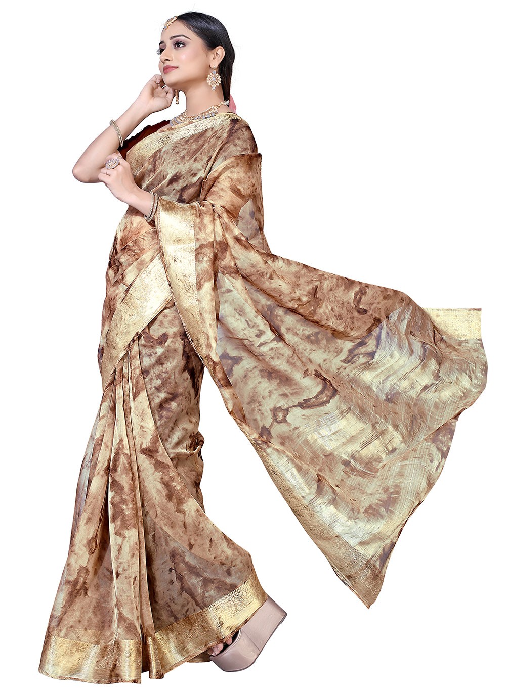 Brown Color Saree buy online