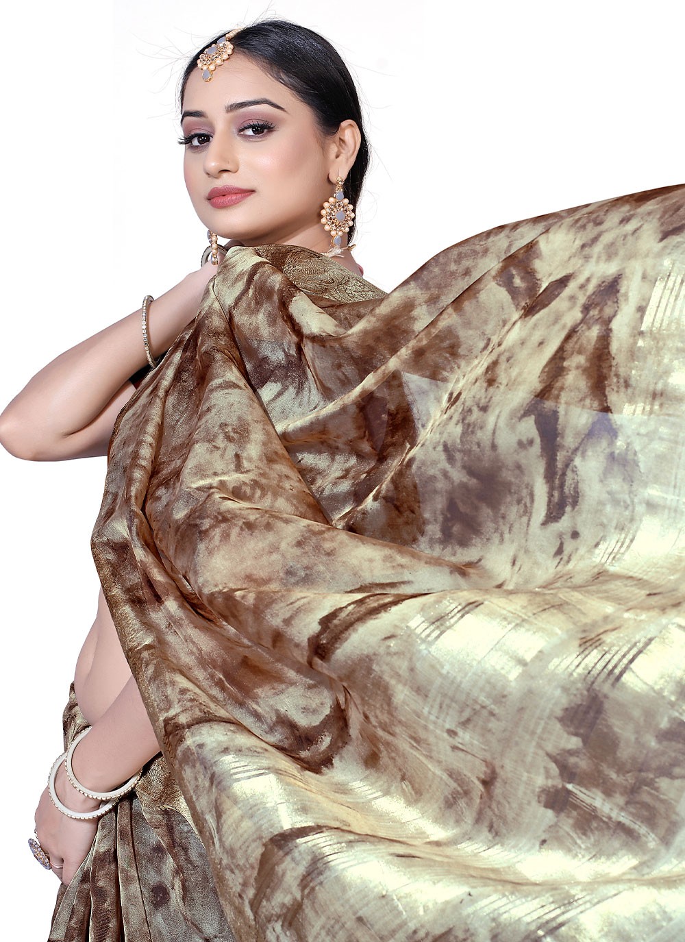 Brown Color Saree buy online