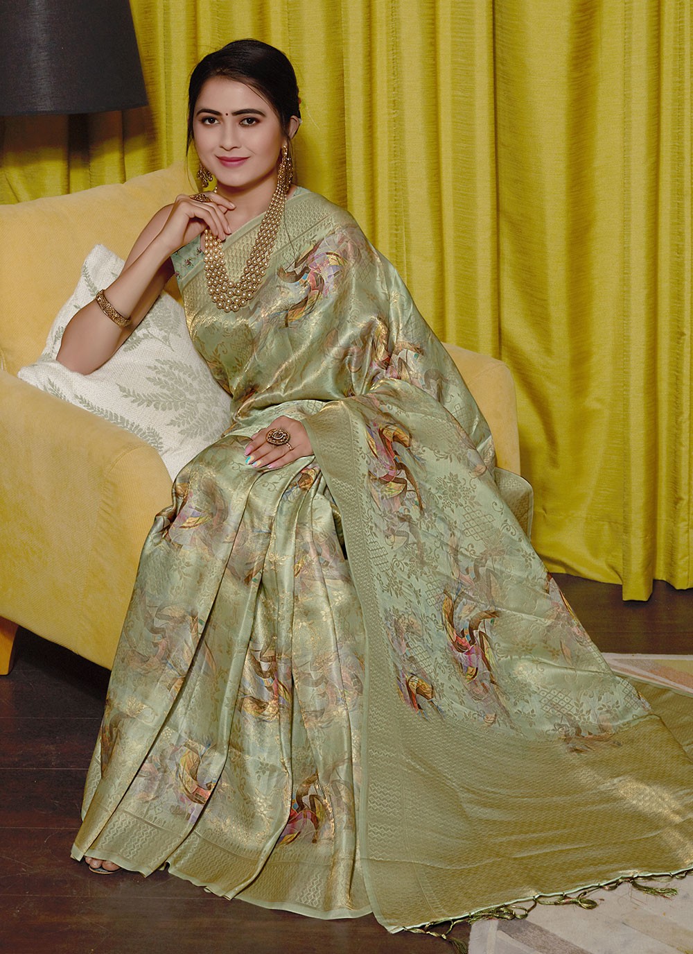 Buy Digital Print Saree : 234143