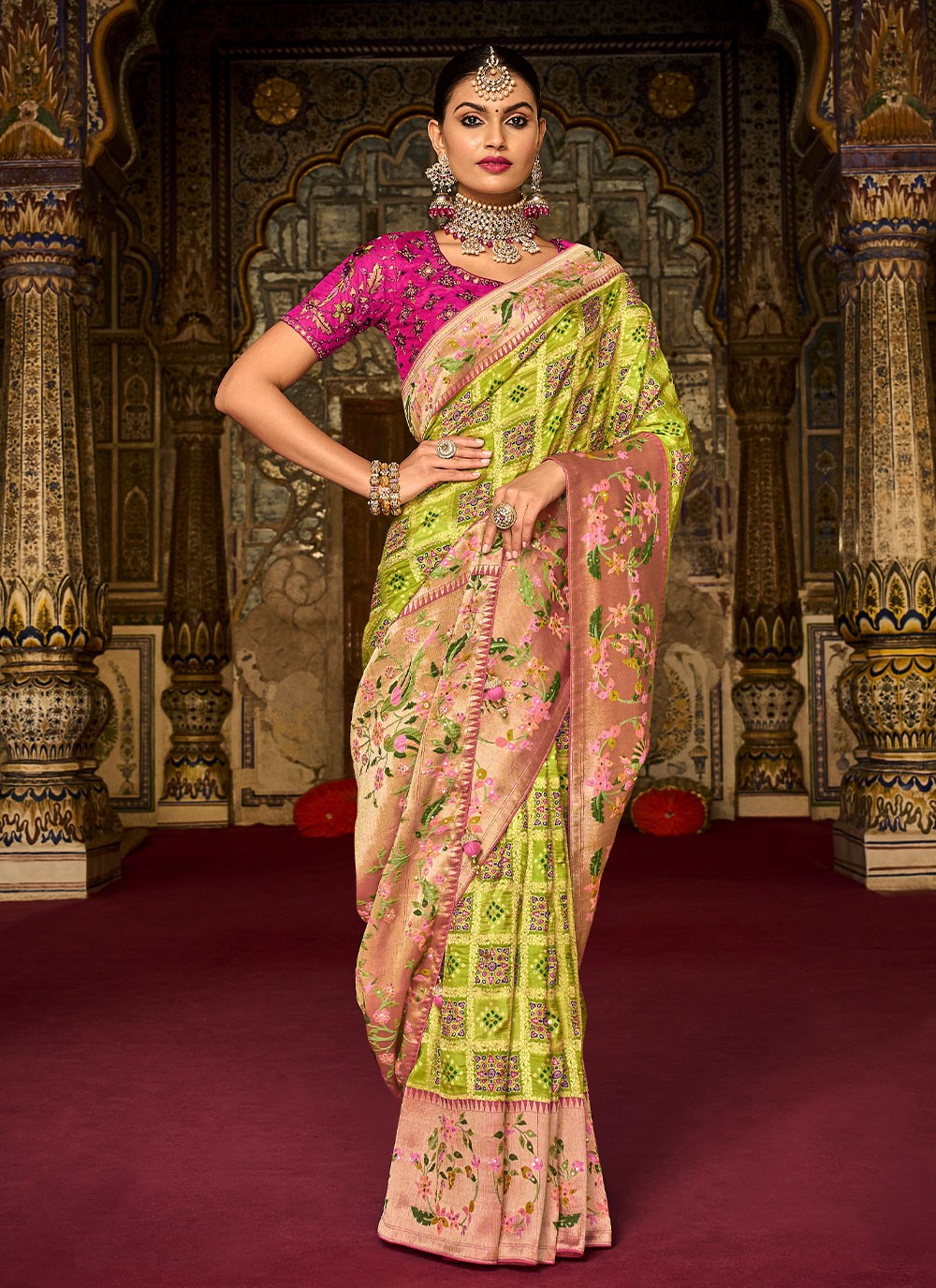 Buy Green Color Saree : 239781
