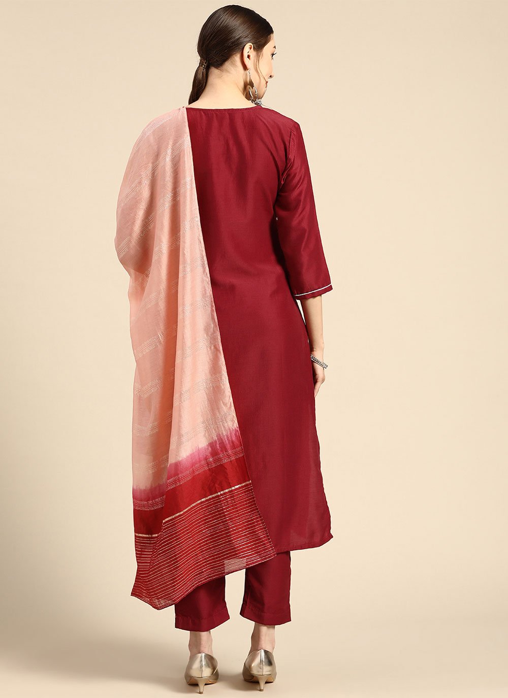 Maroon Party Salwar Kameez buy online