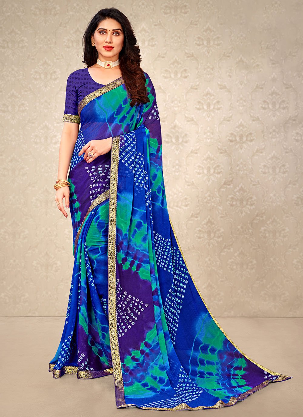 Buy Navy Blue Color Saree : 241314