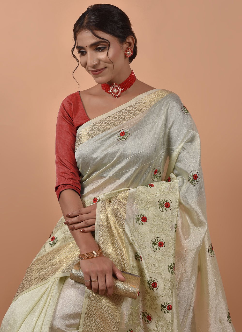 Poly Silk Festival Classic Saree buy online