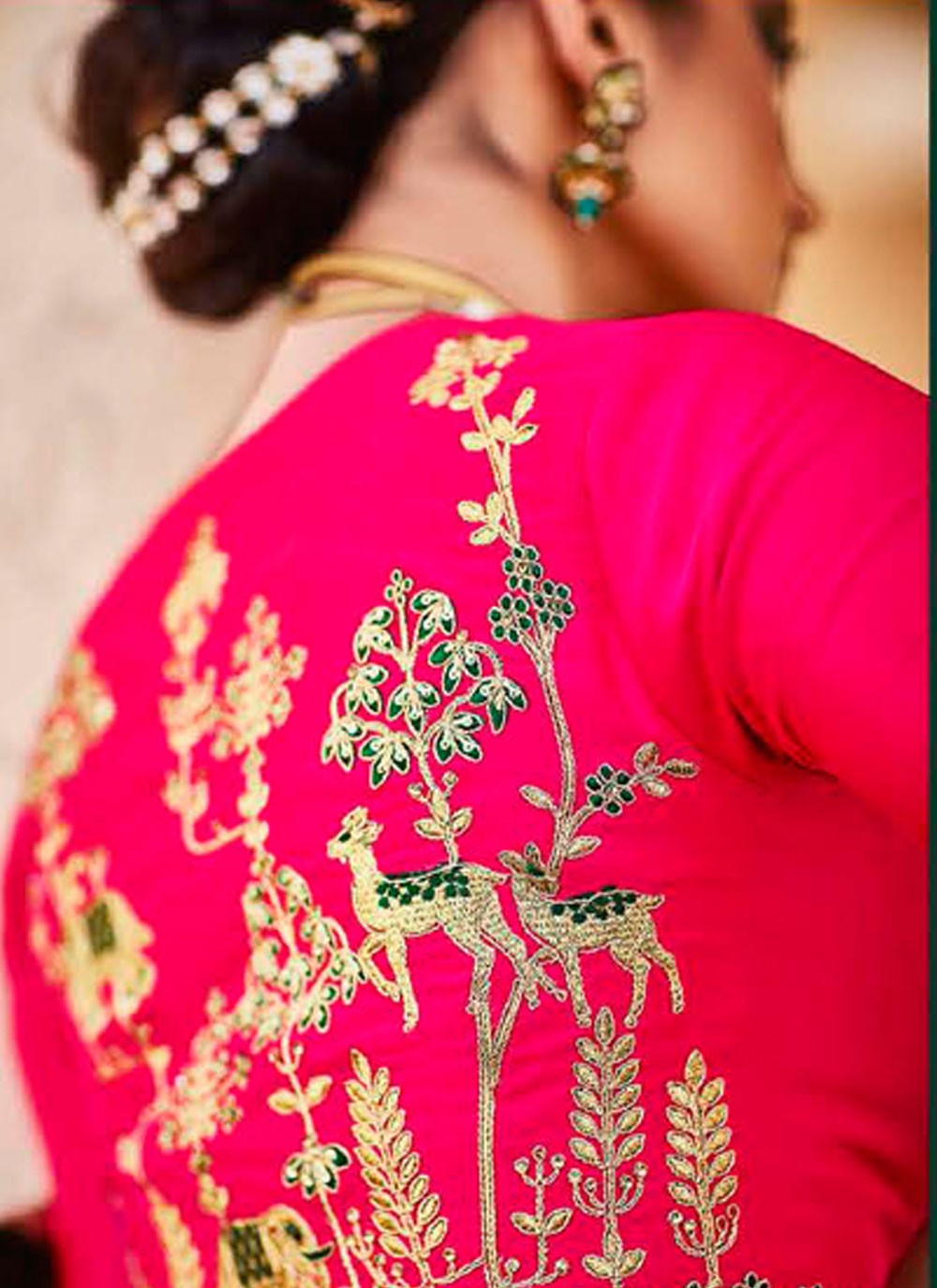 Buy Silk Resham Classic Designer Saree Online