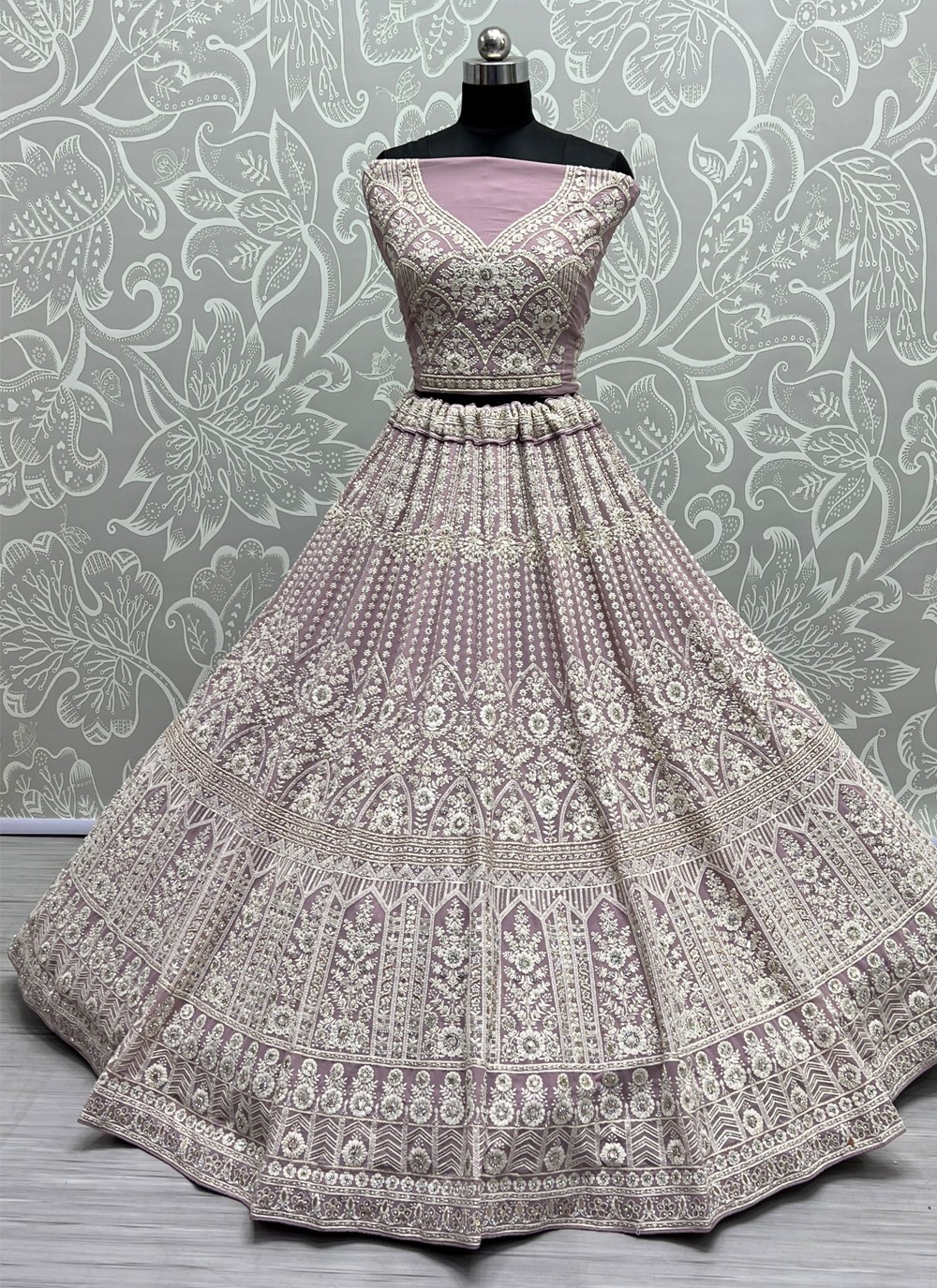 Mauve Dori Work Lehenga Choli buy online