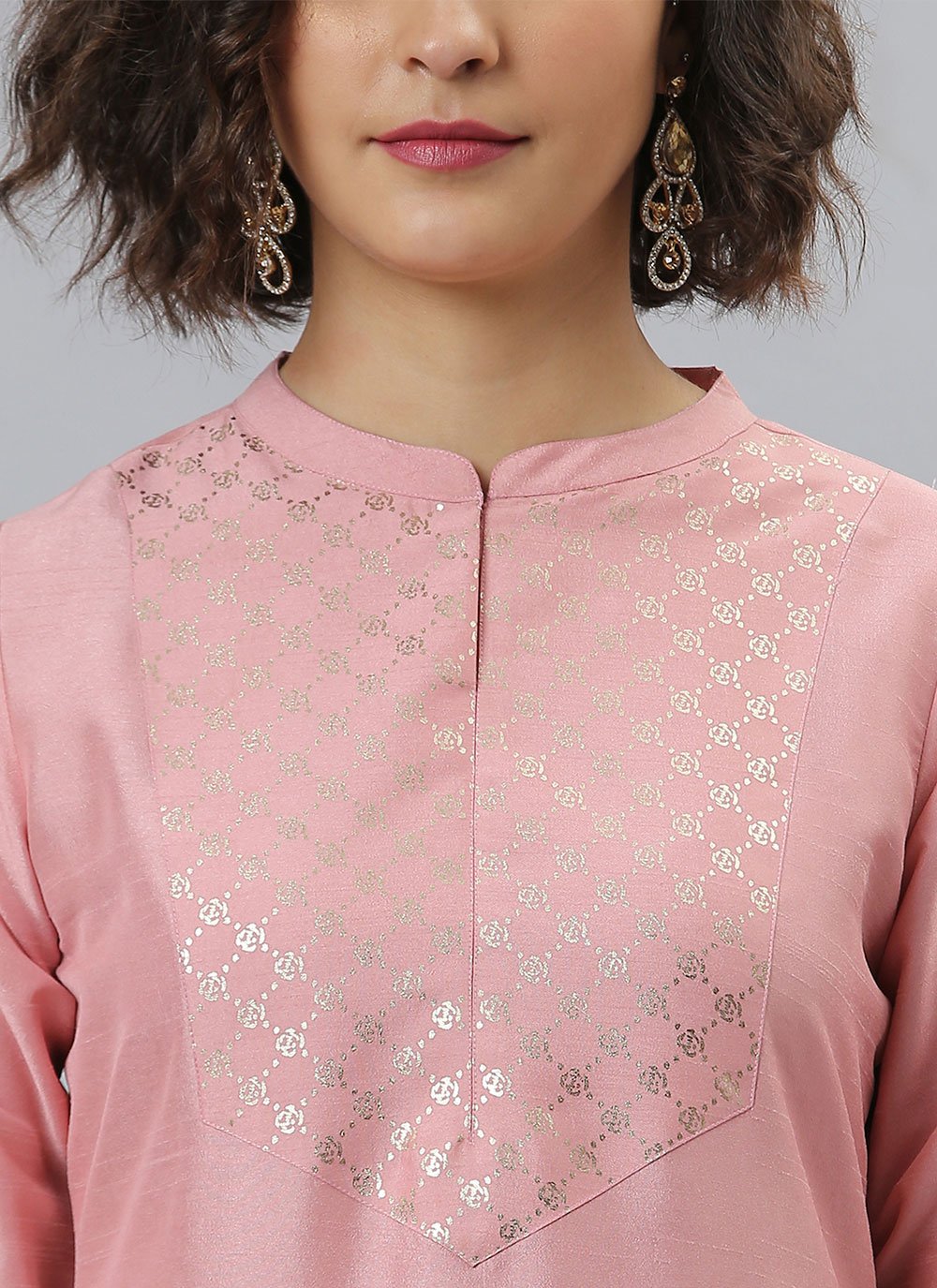 Buy Online Poly Silk Casual Readymade Salwar Kameez : 256668