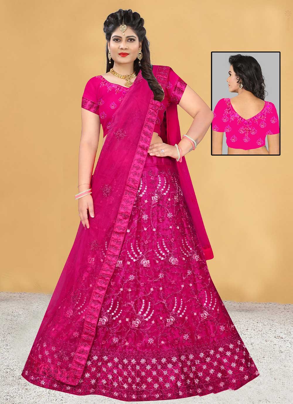 Buy Rani Color A Line Lehenga Choli : 245104