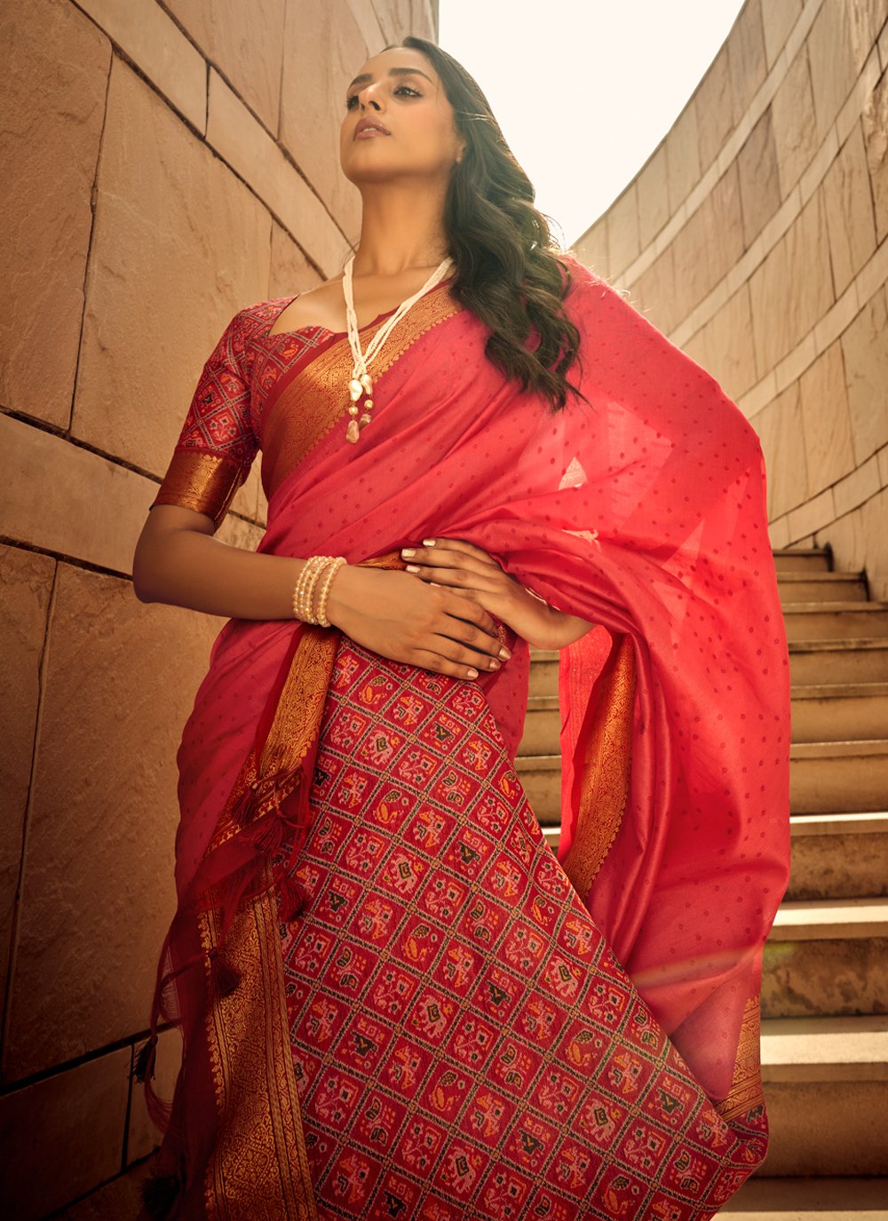 Red Classic Saree buy online