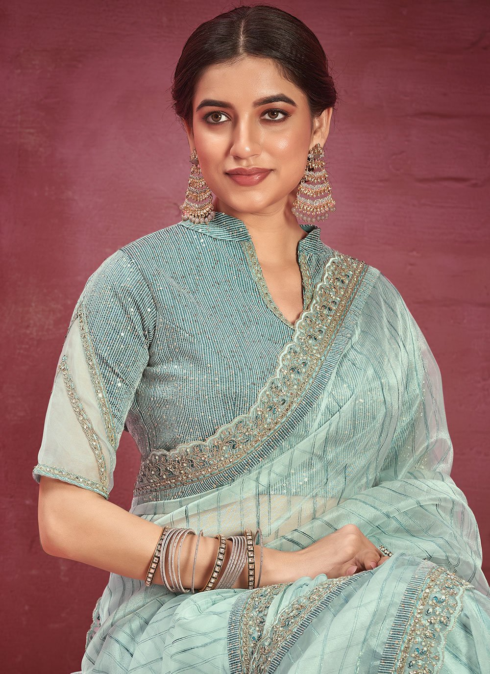 Buy Online Trendy Saree For Reception : 246207