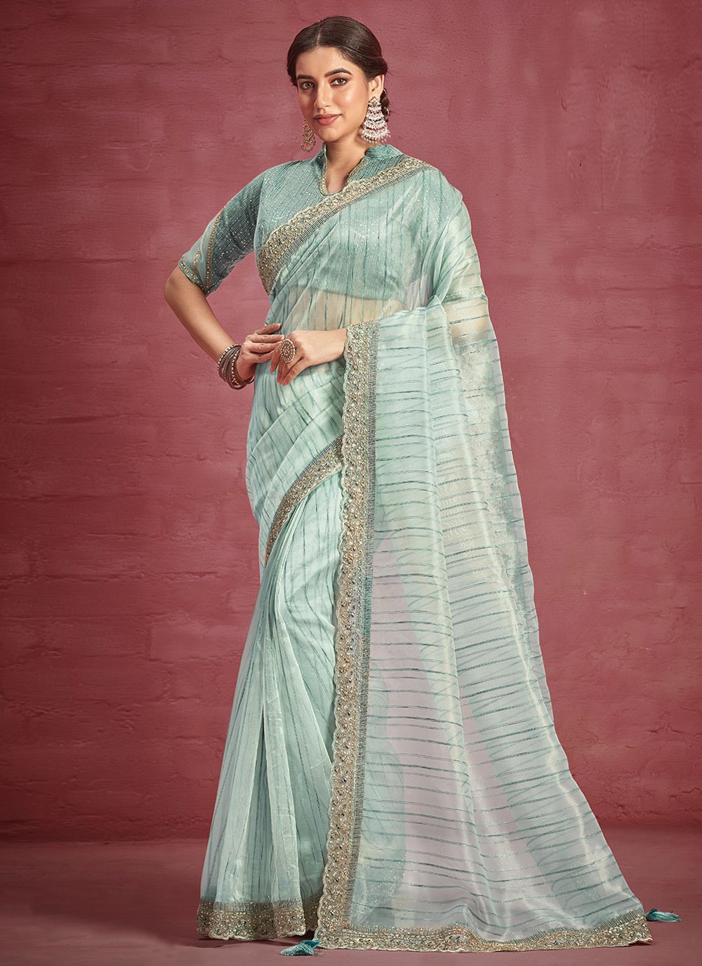 Buy Online Trendy Saree For Reception : 246207