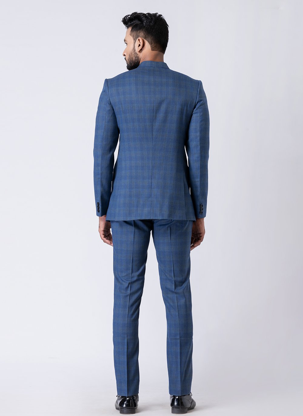 Buy Online Blue Polyester Jodhpuri Suit : 298114