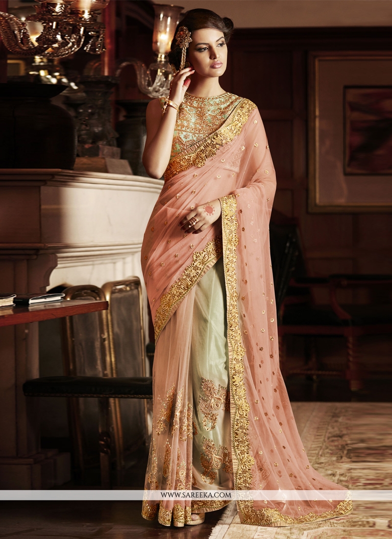 Embroidered Work Designer Saree