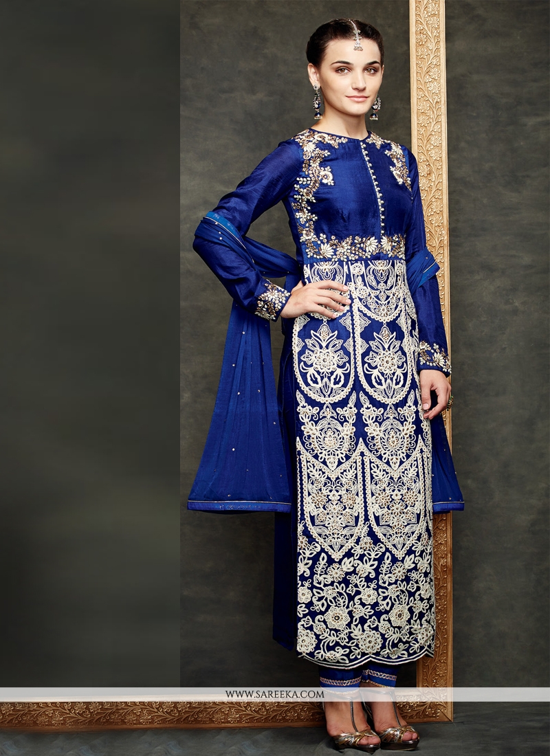 Resham Work Designer Suit