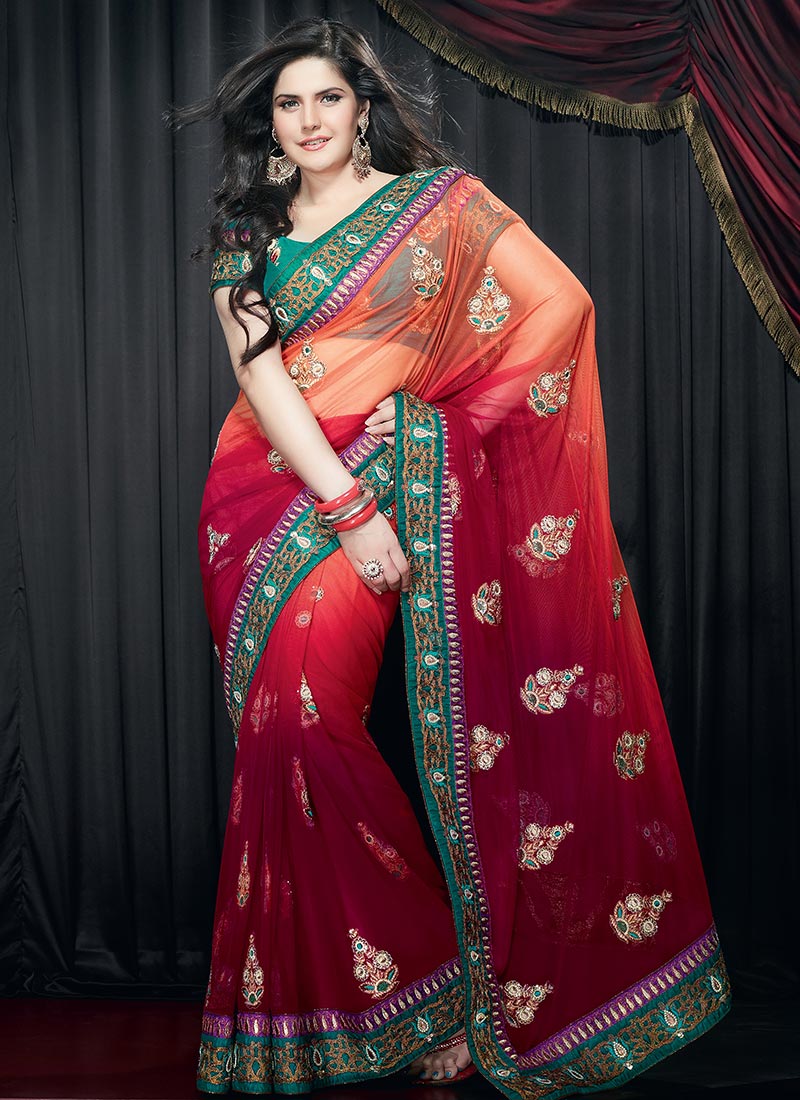 Sequins & Jari Work Saree