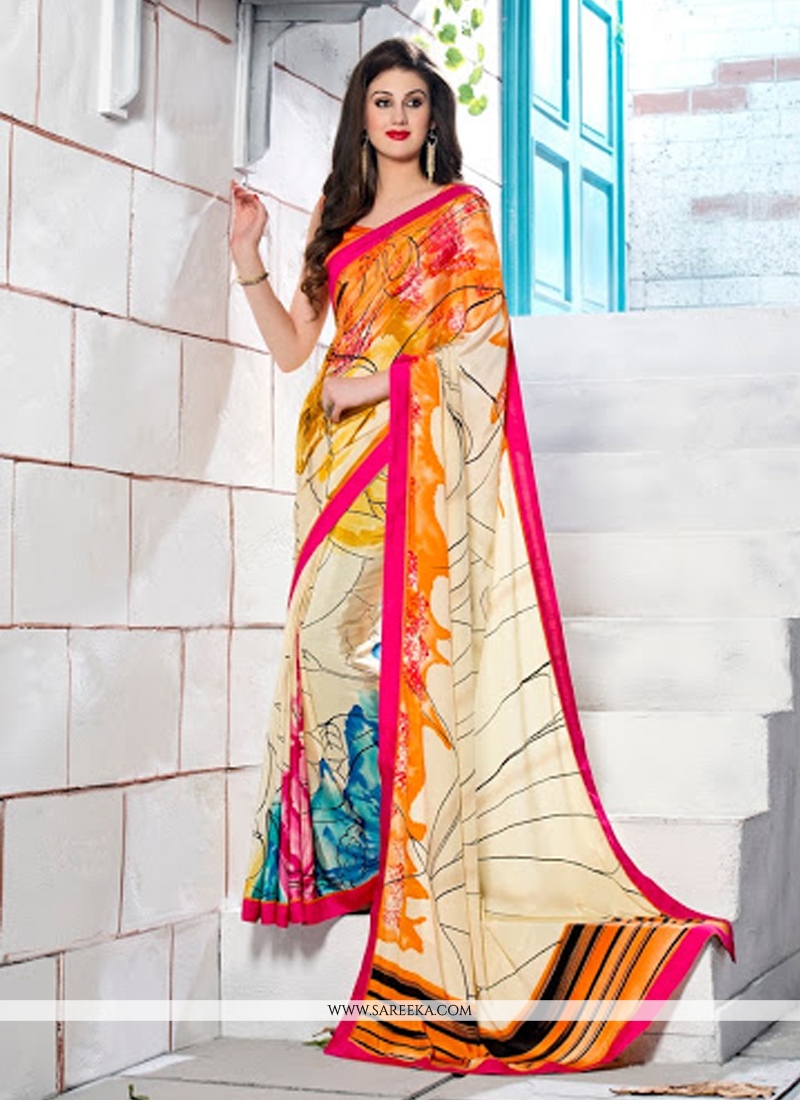 Multi Colour Casual Saree