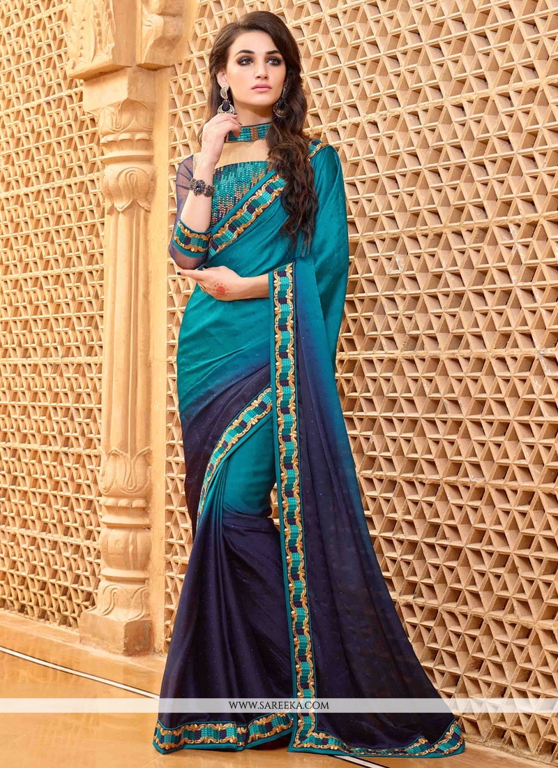 Embroidered Work Designer Saree