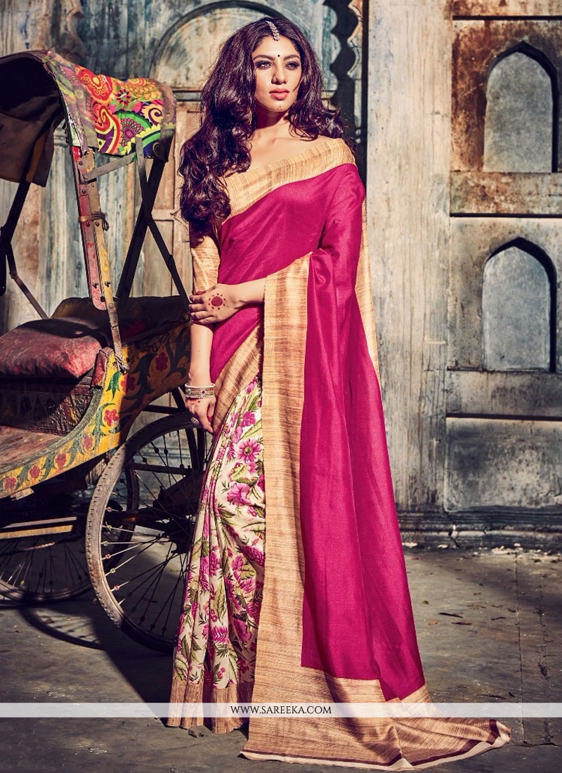 Bhagalpuri Silk Casual Saree