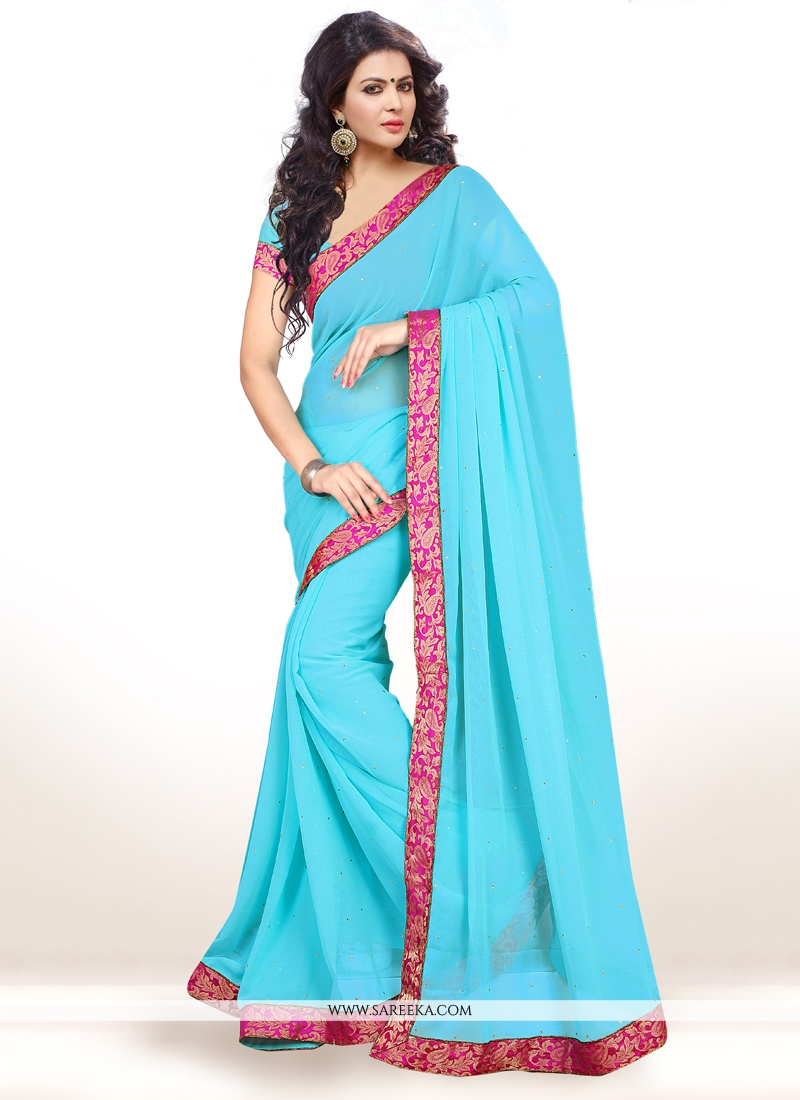 Faux Chiffon Casual Saree