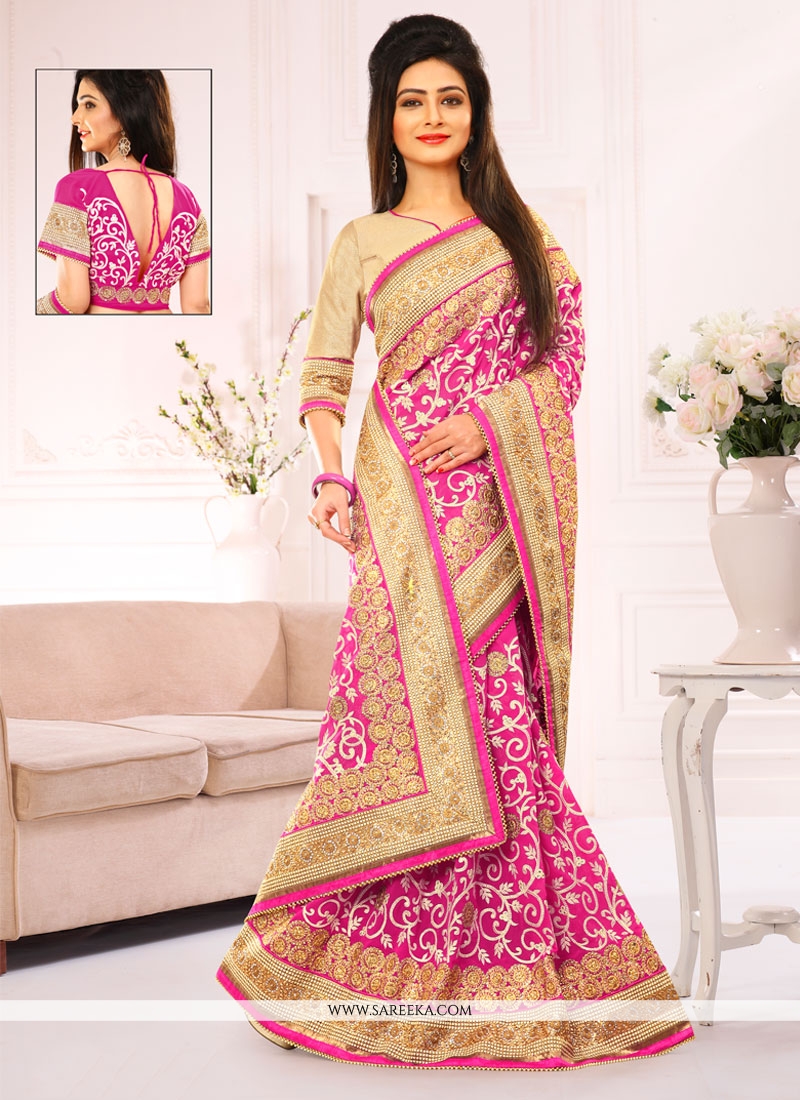 Embroidered Work Designer Saree